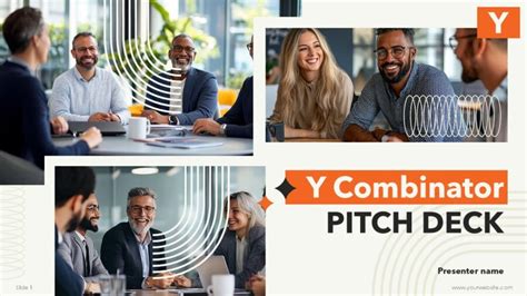 Y Combinator Minimal Pitch Deck Presentation Templates