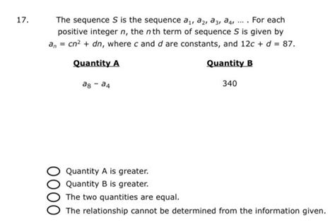 Solved The Sequence S Is The Sequence A1a2a3a4 For