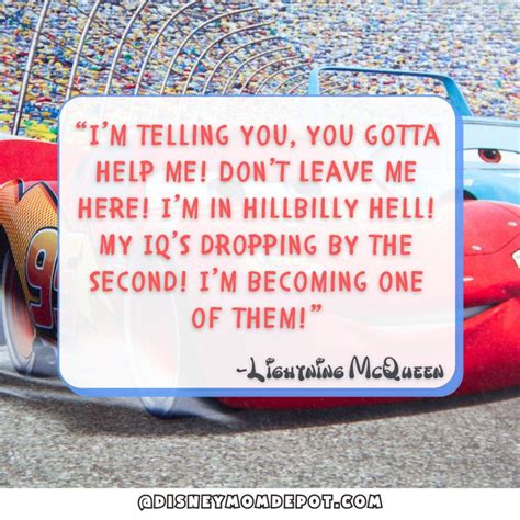The Best Lightning Mcqueen Quotes From Cars Disney Mom Depot