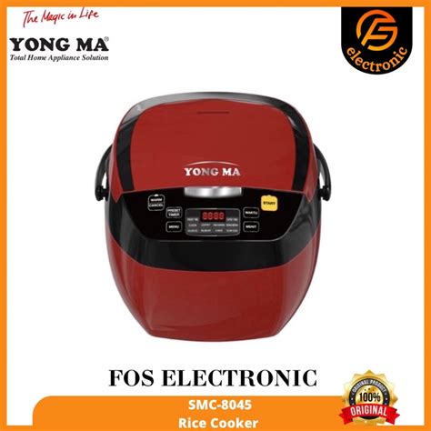 Jual Magic Com Rice Cooker Yongma Yong Ma Ymc Smc 8045 [1 3 Liter 8 Fungsi] Garansi