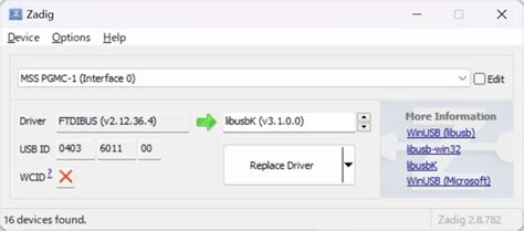 PGMC 1 USBドライバーのセットアップ手順 Mixed Signal Systems