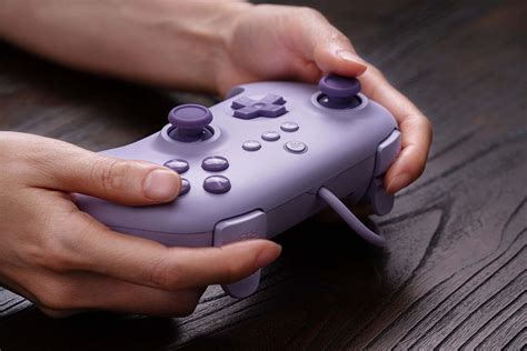 8bitdo Ultimate C Wired Controller Purple Edition Windows Android Raspberry Pi 82cb