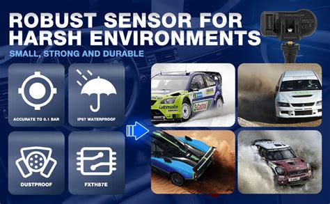 Launch® Rf Sensor 315mhz And 433mhz 2 In 1 Tpms Sensor