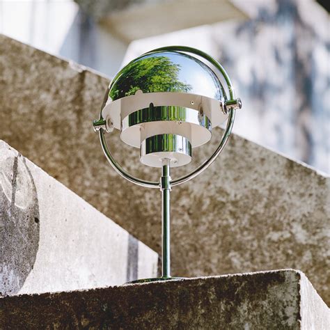 Gubi Multi Lite Rechargeable Table Lamp Height 30 Cm Chromechrome