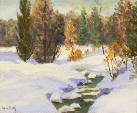 J Henry Hallberg American 20th Century Winte