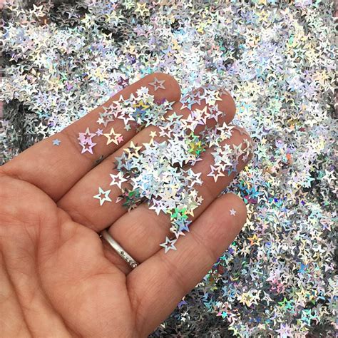 1000g 포인트 스타 홀로그램 스타 글리터 별 모양의 글리터 실버 홀로그램 할로우 시프트 스타 글리터 홀로 글리터네일 글리터 Aliexpress
