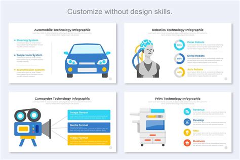 Technology Infographic Keynote Key Design Template Por Mightyslide En Poweredtemplate Plantilla