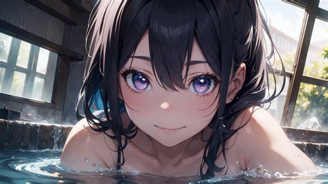 Highly Detailed SFW Portrait Girl Blue Pink Hair Nude SeaArt AI