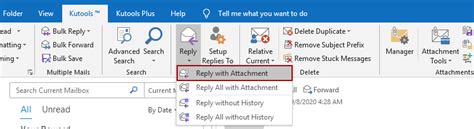 Quickly Reply Message With Original Attachments In Outlook