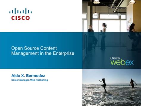 Open Source Web Content Management In The Enterprise Ppt
