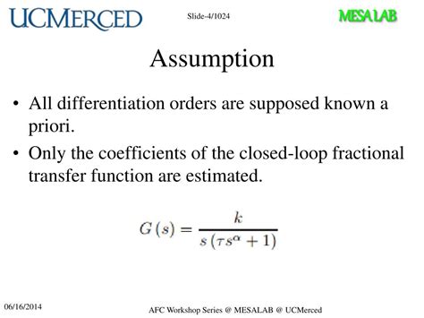 Ppt Indirect Approach For Closed Loop System Identification With Fractional Models Powerpoint
