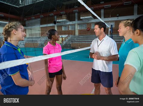 Volleyball Coach Image And Photo Free Trial Bigstock