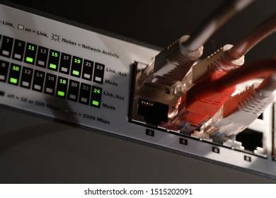 Detail Lights On Network Switch Ethernet Stock Photo 1515202091 Shutterstock