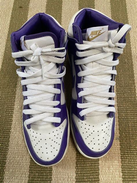Nike Dunk High Varsity Purple Mens Fashion Footwear Sneakers On Carousell