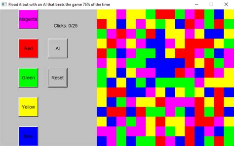 Github Flatypus Flooditgame The Game Flood It In Python Powered By Fltk