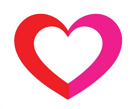 Single Beautiful Love Shape Vector Art At Vecteezy