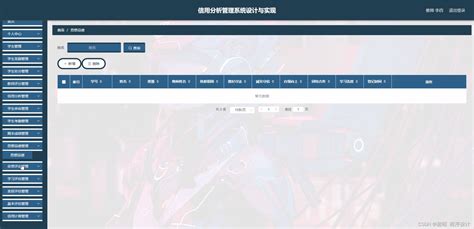 Springbootjavaphpnodepython信用分析管理系统设计与实现【计算机毕设】 Csdn博客