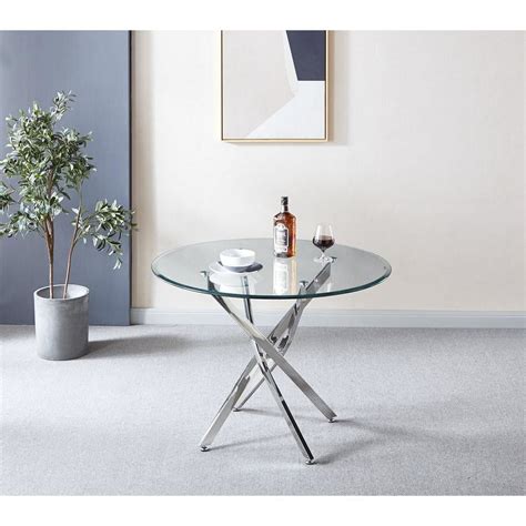 Artisan Design Round Dining Table 10mm Clear