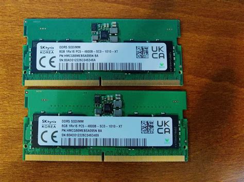 Ram памет за лаптоп 16gb 2x8 Ddr5 4800mhz Sodimm Sk Hynix гр София Център • Olx Bg