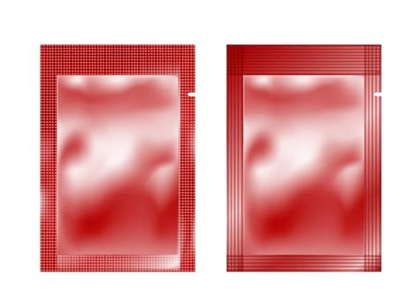 Premium Vector Red Empty Plastic Packaging Foil Or Plastic Sachet For Food Or Medicines