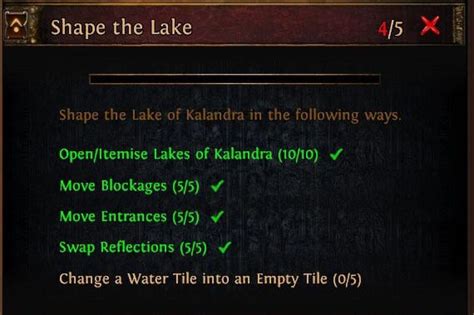 Water Tile To Empty Tile Swap Challenge Not Working Shape The Lake
