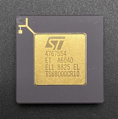 Used St Ts68000cr10 Processor Mc68000 32bit Cpu Pga68 10mhz Cisc Sgs Thomson 1988 Ubb Threads
