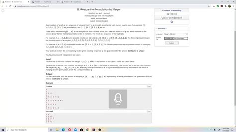 Codeforces Round 656 Div 3 Youtube