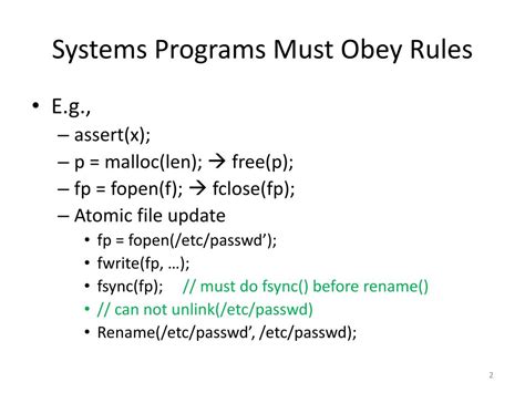 Ppt Woodpecker Verifying Systems Rules Using Rule Directed Symbolic