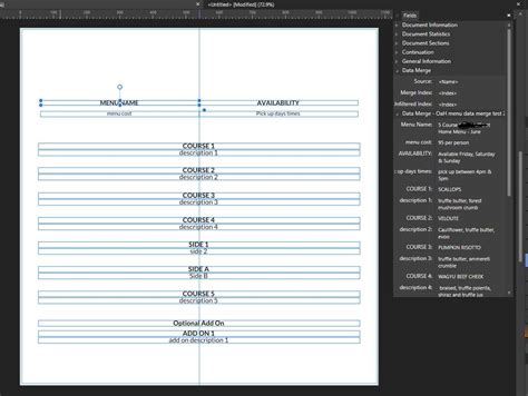 inserting data fields for merge not working pre v2 archive of