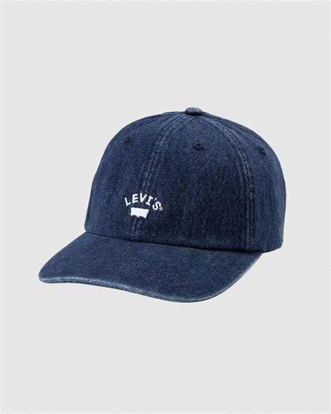 Lazy Girl Logo Cap Dark Wash Levis® Us