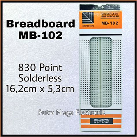 Jual Breadboard Mb 102 Projectboard 830 Lubang Project Bread Board Mb102 Kota Bandung