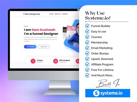 Step Portfolio Funnel Template Book More Calls And Close More