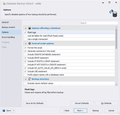 backing up a database in amazon rds for mysql dev community