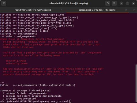 In Regard To Installing ZED ROS2 Wrapper In NVIDIA Docker ROS2