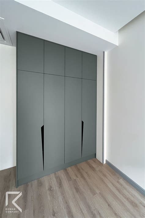 کمد دیواری ام دی اف مدرن طوسی روماک