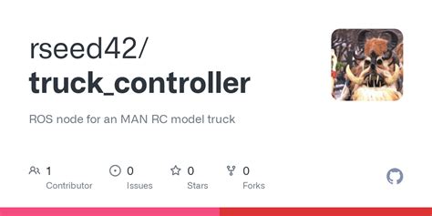 Github Rseed42truckcontroller Ros Node For An Man Rc Model Truck