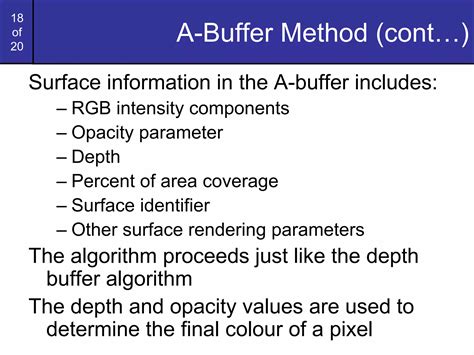 7 Surface Detection Methods Ppt