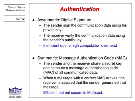 Ppt Tutorial Wireless Multicast Security Powerpoint Presentation Free Download Id5075327