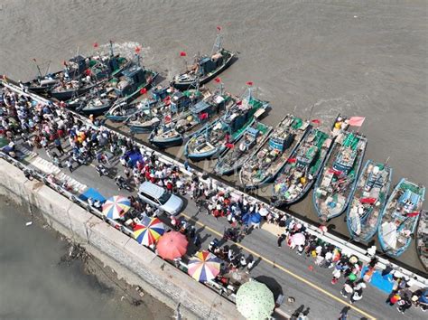 山东即墨：出海归来鱼满仓 人民图片网