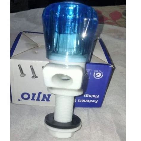 White And Blue Pvc Pillar Cock For Bathroom Fitting Size 4 Inch At