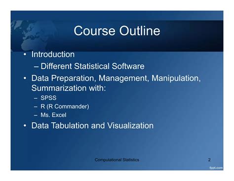 Introduction To Computational Statistics Pdf