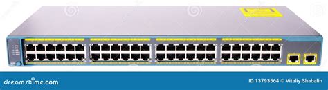 Network Switch Front View Stock Photo Image Of Switch
