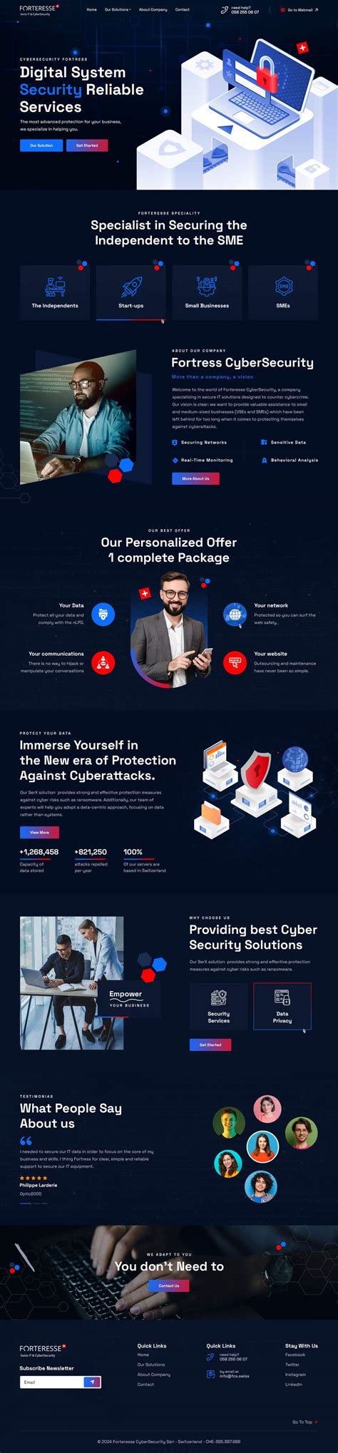 Entry 89 By Saidesigner87 For Create A Template For Our Cybersecurity Website Freelancer