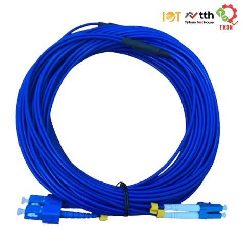 Jual Patchcord Armoured SC UPC LC UPC SM Duplex 3 0mm 20 Meter Shopee Indonesia