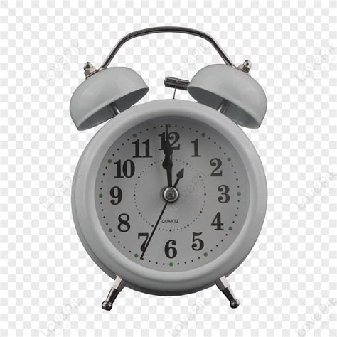 흰색 정교하고 세련된 홈 알람 시계 시계 일러스트 시간 가정용