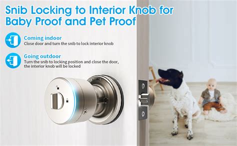 Ast 4 In 1 Keyless Door Knob With Keypad Smart Door Knob Interior