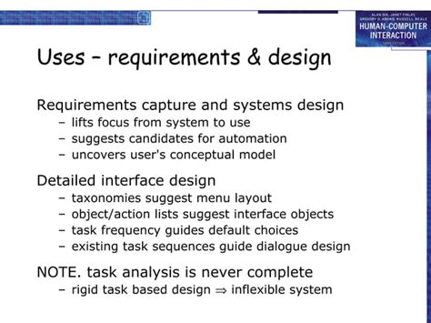 Hci 3e Ch 15 Task Analysis Ppt