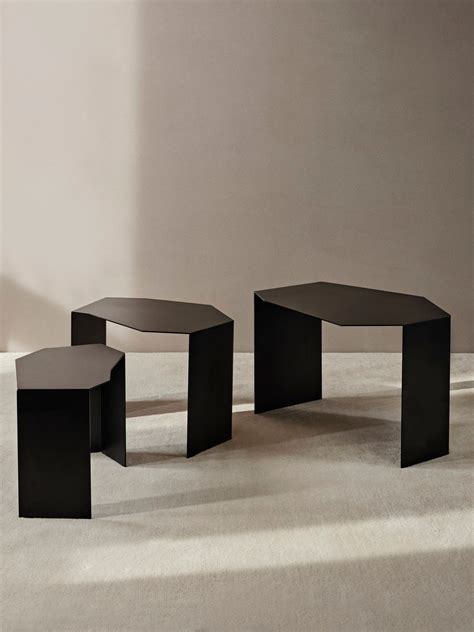 Shard Cluster Tables Set Of 3 Black Ferm Living