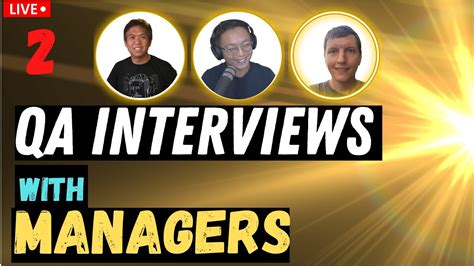 Mock Qa Interview For It Companies With Qa Managers Youtube