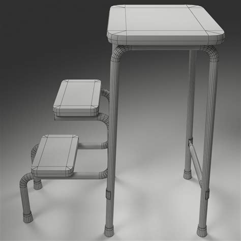 3d Model Old Kitchen Steps Vr Ar Low Poly Cgtrader